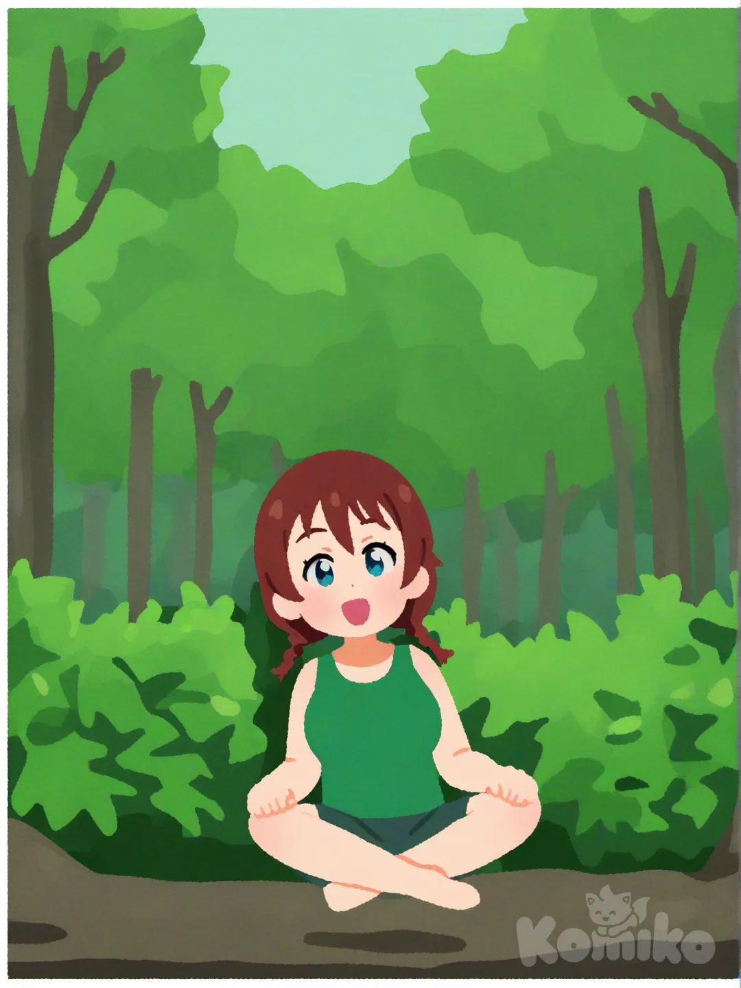 AI Art: 1girl, [irasutoya-style], @Emma_Verde, ... | KomikoAI