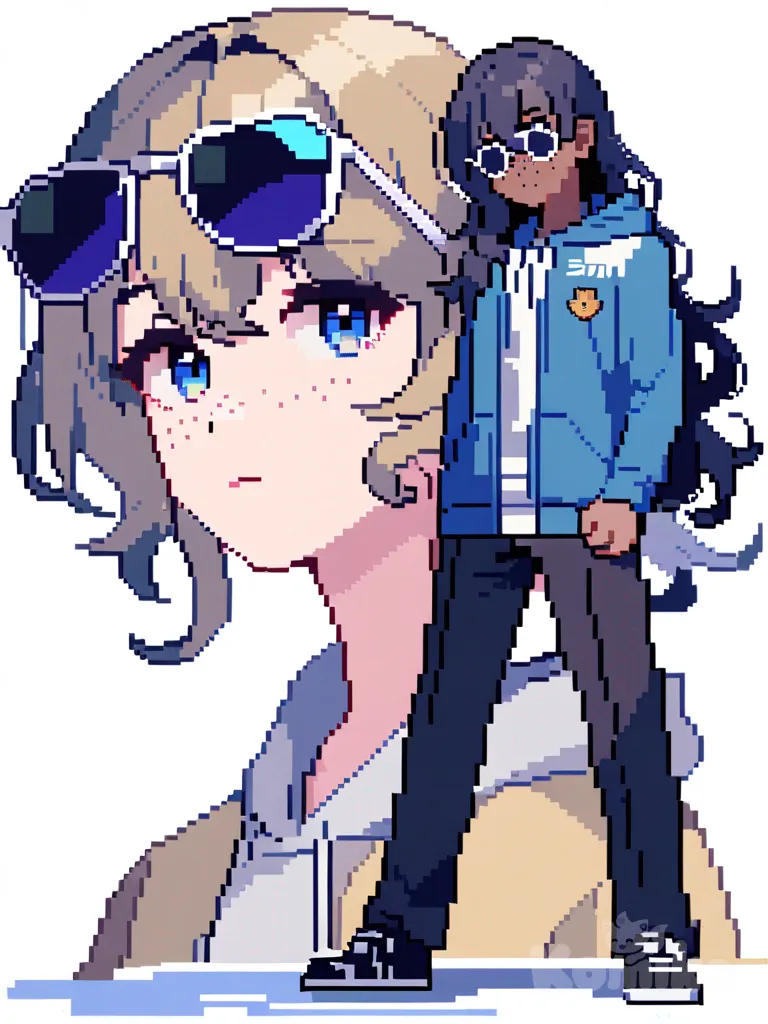 Arte com IA: 1boy, pixel art, teenager, tall, l... | KomikoAI