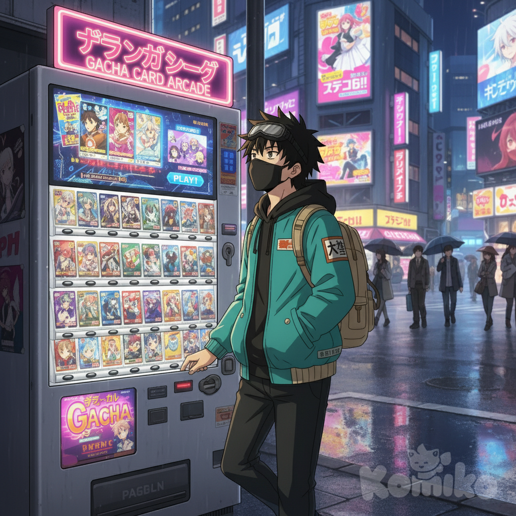 Arte com IA: the character is leaned up against... | KomikoAI