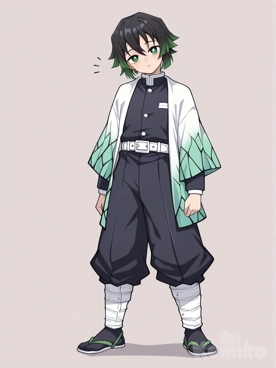 AI Art: @Tokitou_Muichirou, head tilt, Muichiro... | KomikoAI