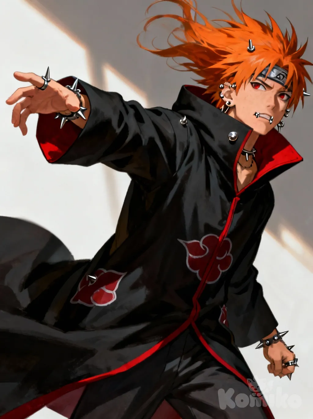 Arte com IA: akatsuki, Yahiko Pain, full body, ... | KomikoAI