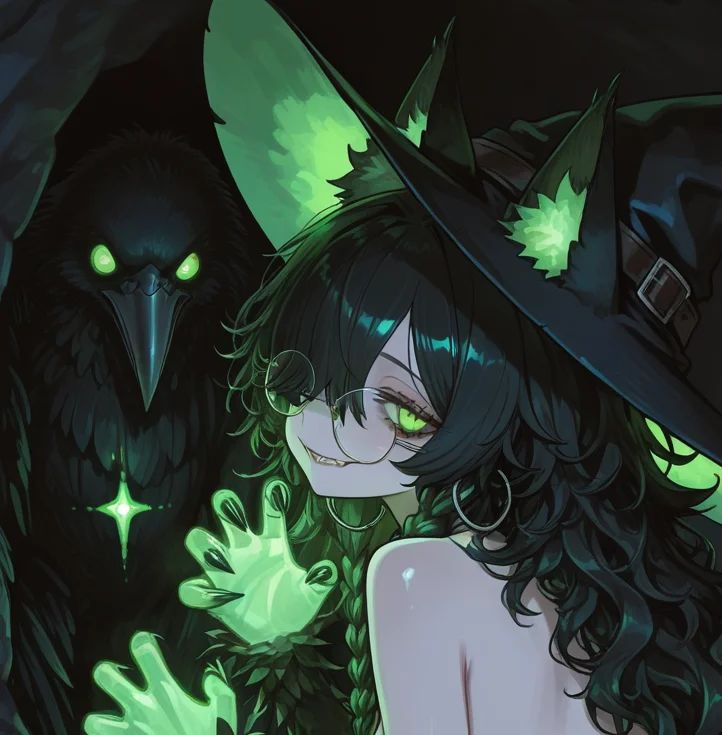AI Comic: 🖤Cave Witch🐦‍⬛🖤 | KomikoAI
